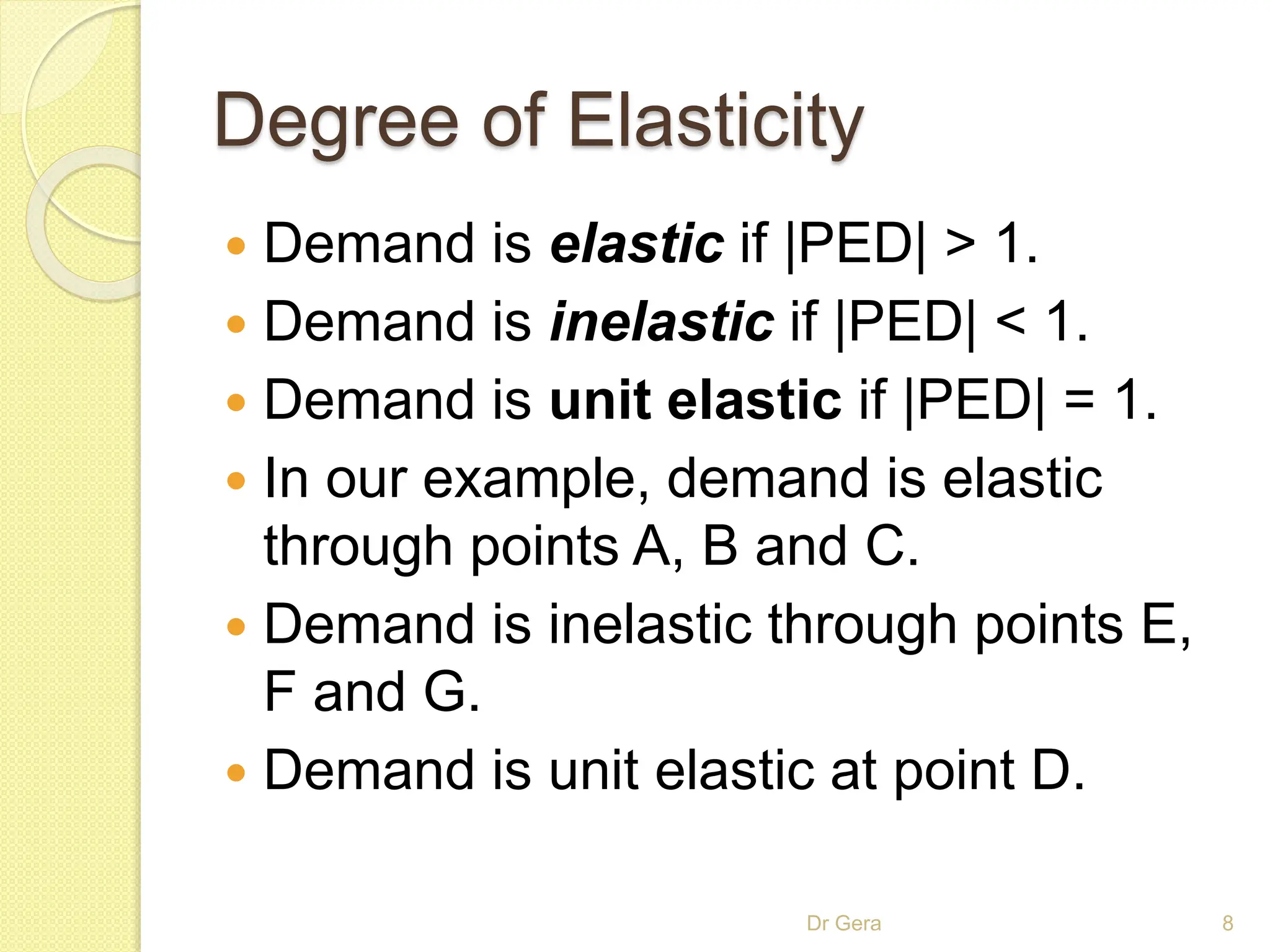 Elasticity in micro economics-types-importance | PPTX