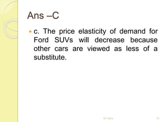 Elasticity in micro economics-types-importance | PPTX