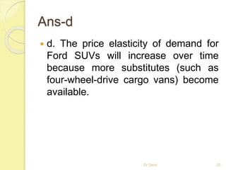 Elasticity in micro economics-types-importance | PPTX