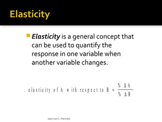 Elasticity | PPT