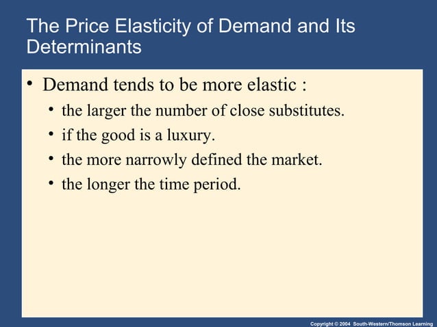Elasticity and Its Application | PPT