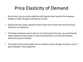Elasticity | PPT