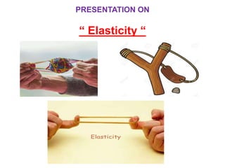 Elasticity | PPTX