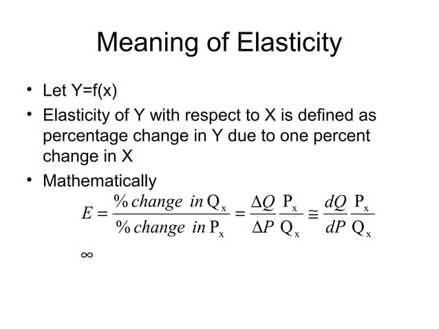 Elasticity 1 | PPT