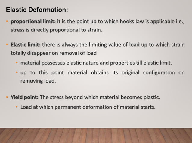 Introduction to Elasticity of materials | PPTX | Geology | Science