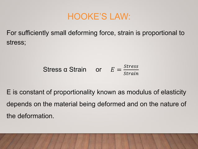 Introduction to Elasticity of materials | PPTX | Geology | Science