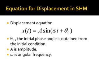 Elasticity and Simple Harmonic Motion | PPSX