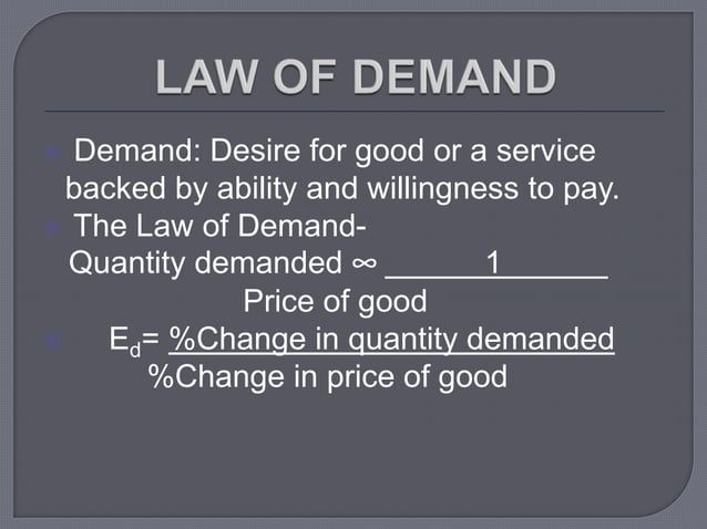 Elasticity of demand, elasticity of supply, case study | PPTX