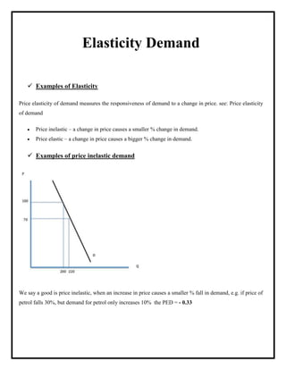 Elasticity Examples