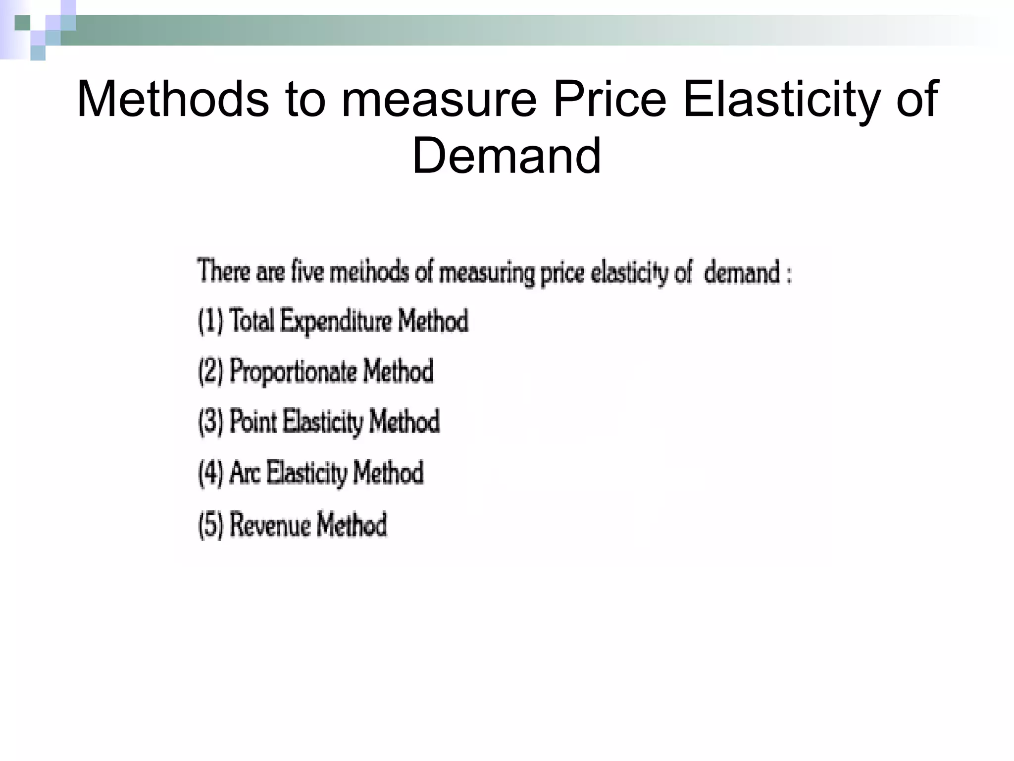Elasticity Of Demand | PPT