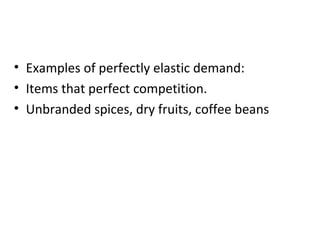 Elasticity of demand | PPT