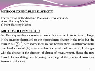 Elasticity of demand | PPTX