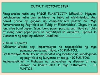 Elasticity of demand | PPTX