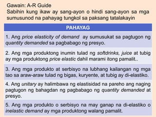 Elasticity of demand | PPTX
