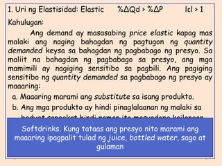 Elasticity of demand | PPTX