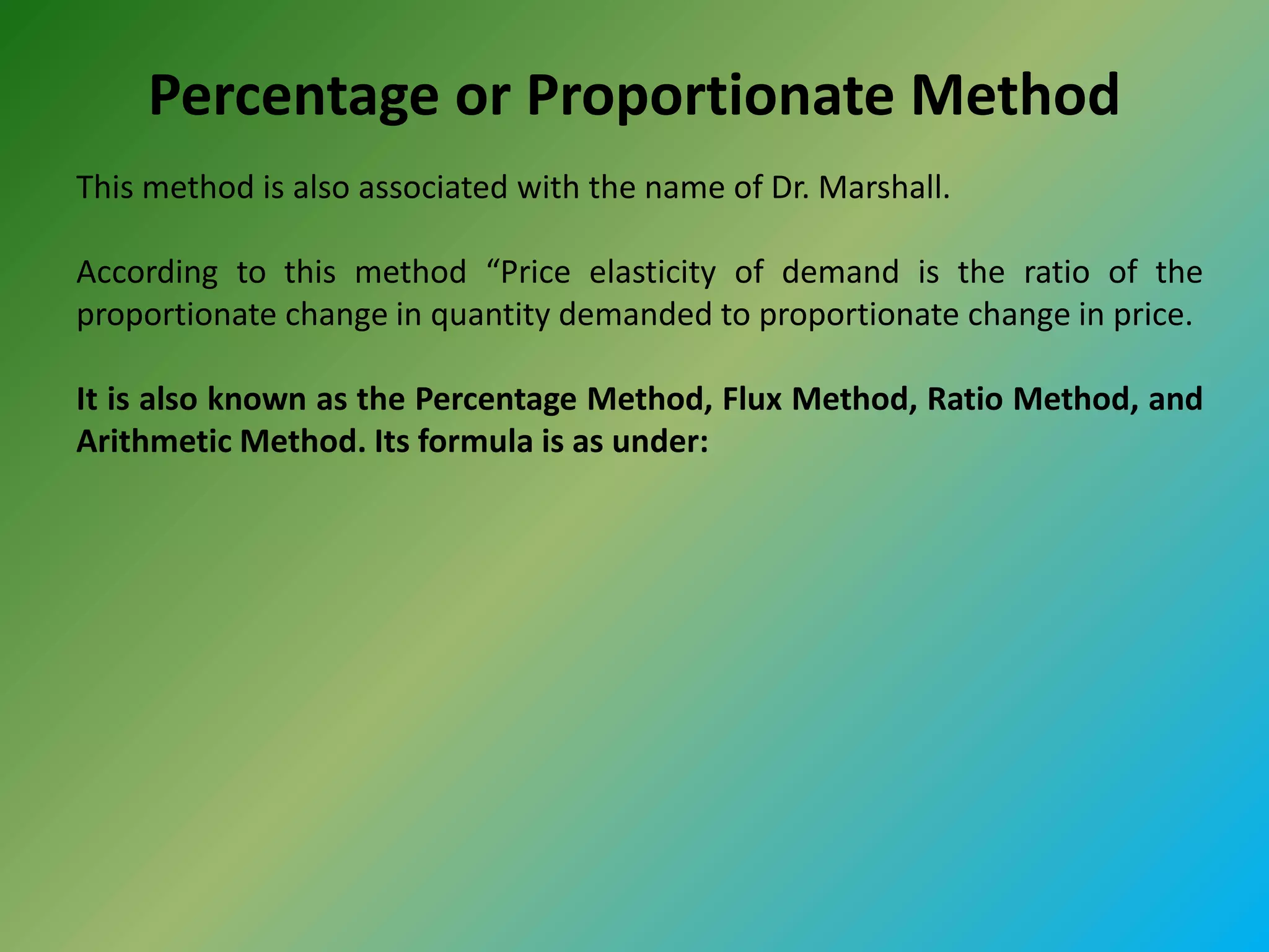 Elasticity of demand | PPTX