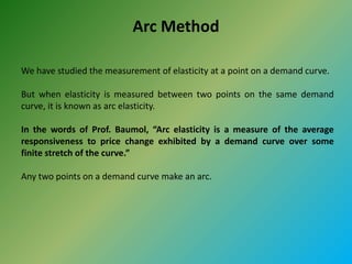 Elasticity of demand | PPTX
