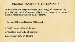 Elasticity of demand | PPTX