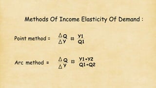 Elasticity of demand | PPTX