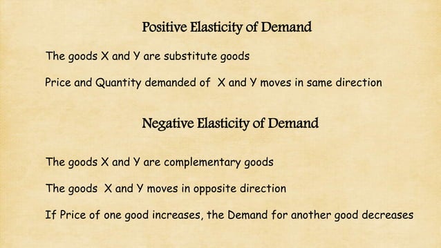 Elasticity of demand | PPT