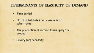 Elasticity of demand | PPTX