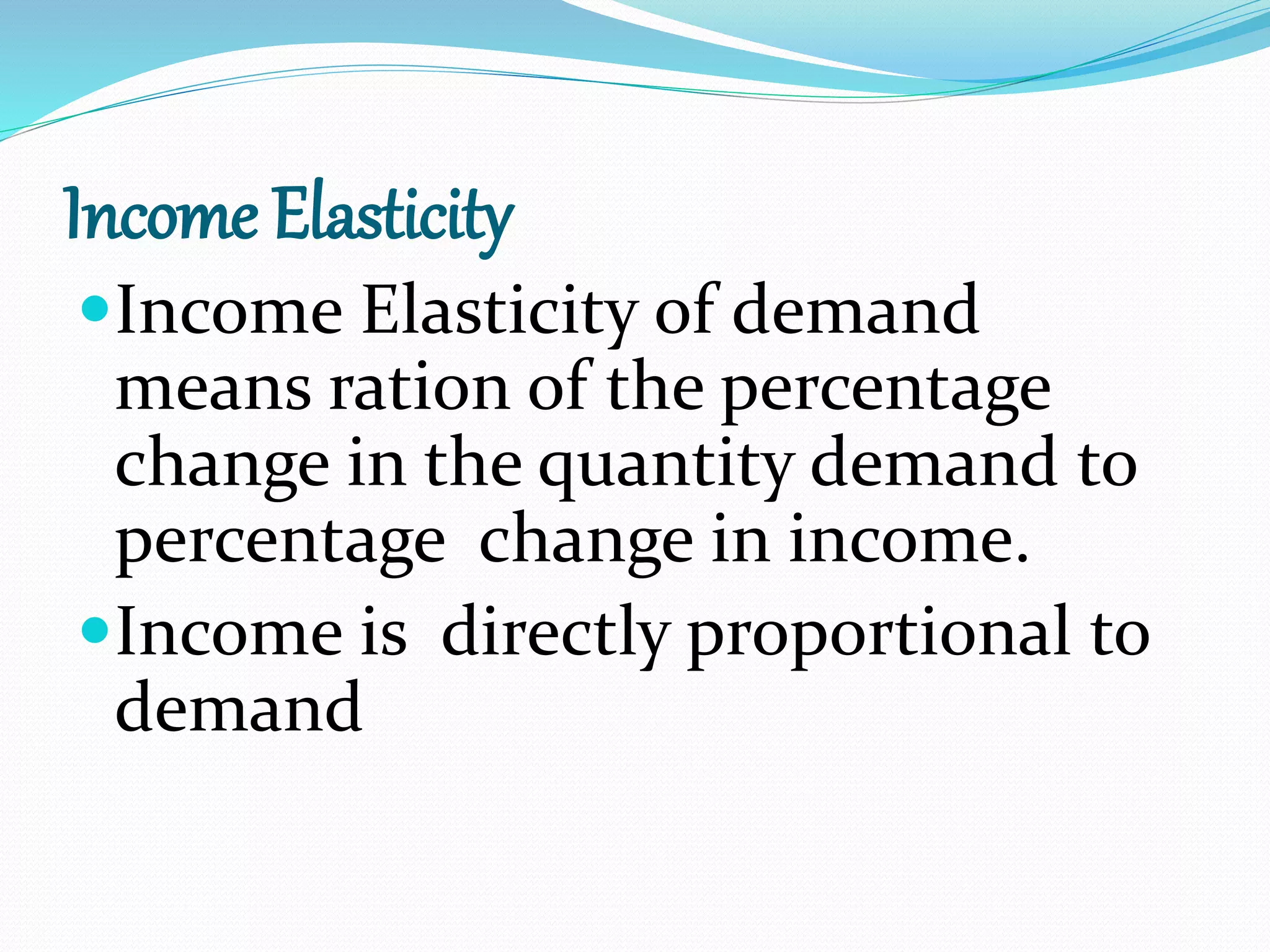 Elasticity of demand | PPT