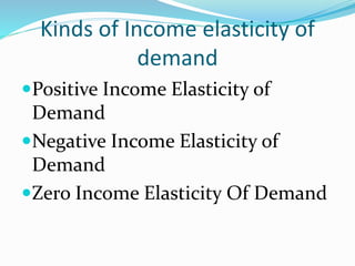 Elasticity of demand | PPT