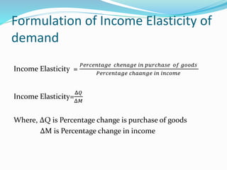 Elasticity of demand | PPT