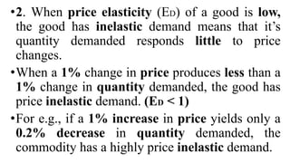 Elasticity of demand | PPTX