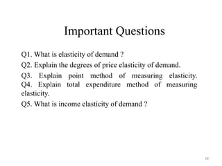 Elasticity of demand | PPTX