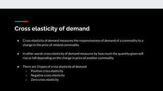 Elasticity of demand | PPTX