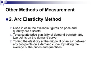 Elasticity of demand | PPT