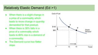 Elasticity of demand | PDF | Commodities | Economy