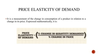 Elasticity of demand | PPT