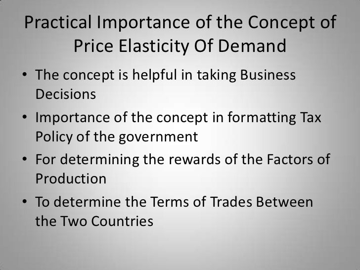 Elasticity Of Demand.Ppt