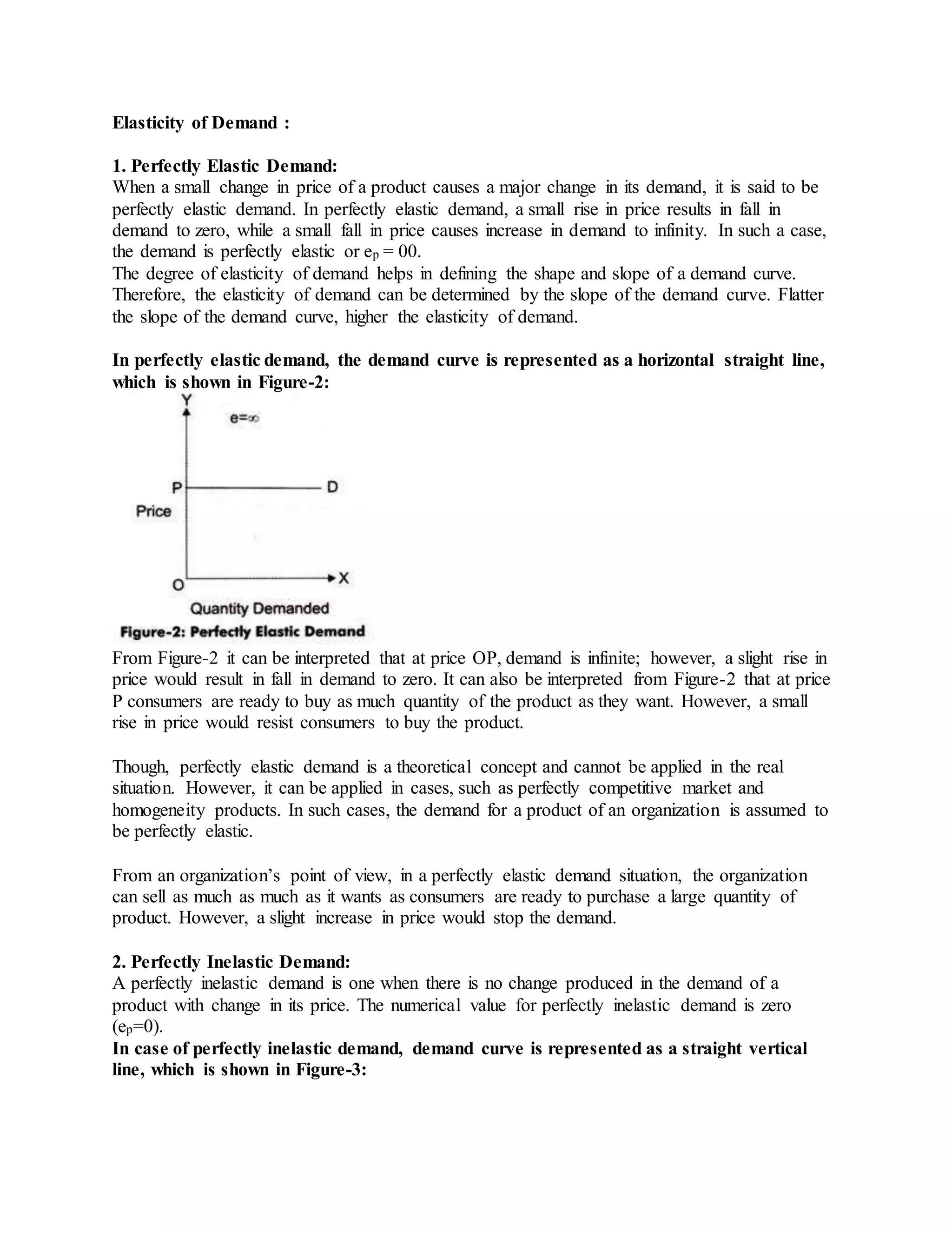 Elasticity of demand | DOCX