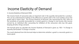 Elasticity of Demand and its Types Economics | PPT