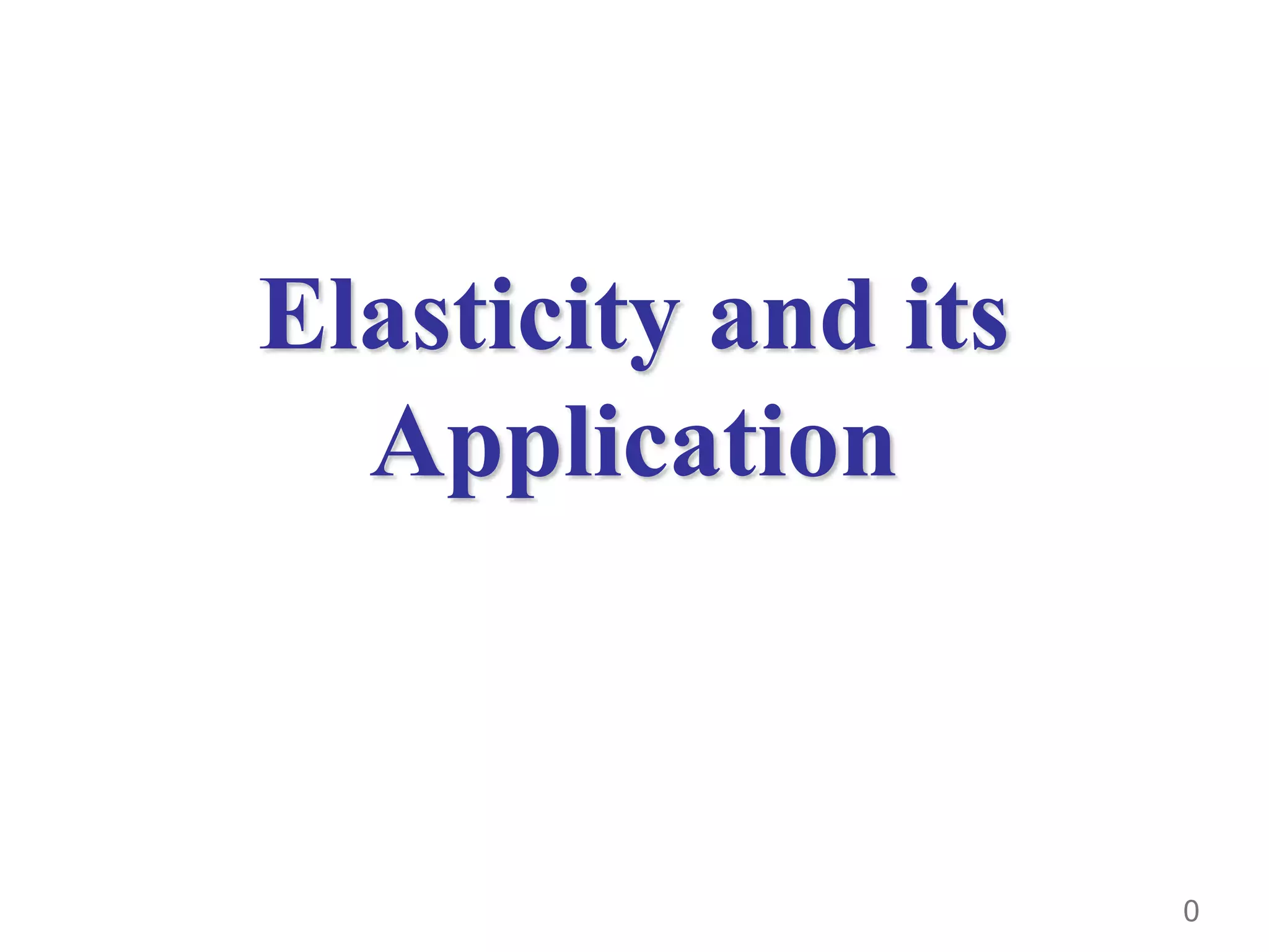 Elasticity of demand and supply | PPT