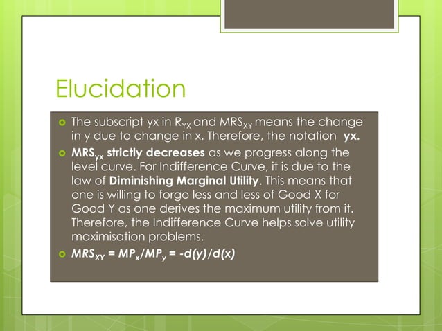 Elasticity of substitution | PPTX | Physics | Science