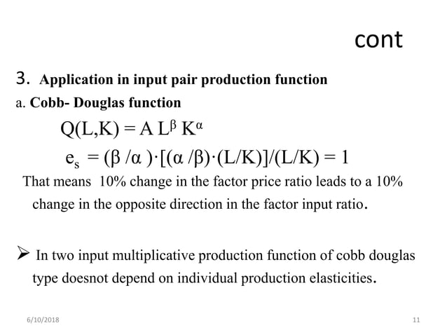 Elasticity of substitution | PPTX | Business and Finance