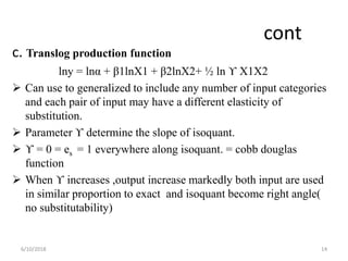 Elasticity of substitution | PPTX | Business and Finance