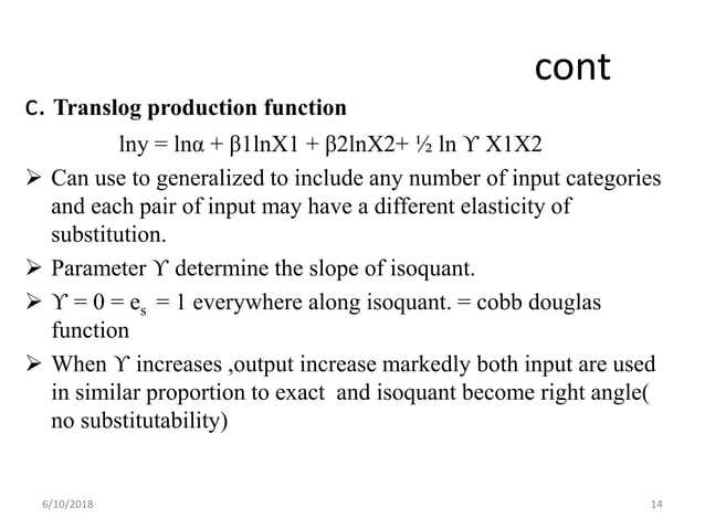 Elasticity of substitution | PPTX | Business and Finance