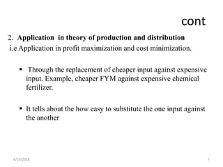 Elasticity of substitution | PPTX | Business and Finance