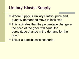 Elasticity of supply | PPT
