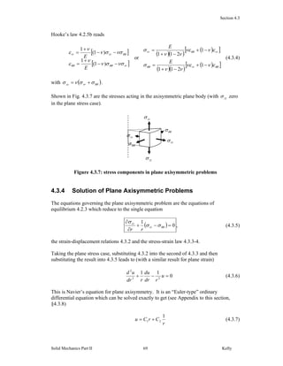 Elasticity polars 03_axisymmetric | PDF