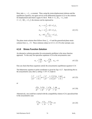 Elasticity polars 03_axisymmetric | PDF