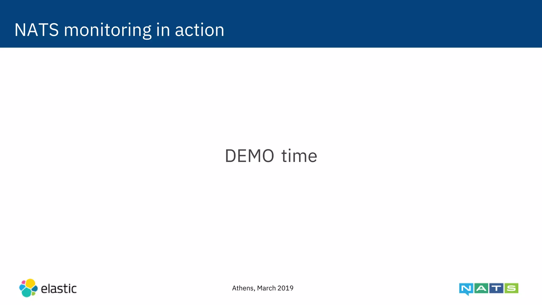 Monitoring the NATS messaging system at scale with Elastic Beats | PPT