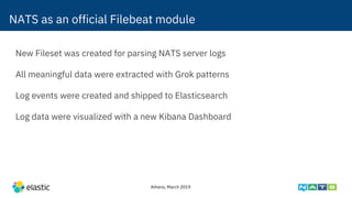Monitoring the NATS messaging system at scale with Elastic Beats | PPT