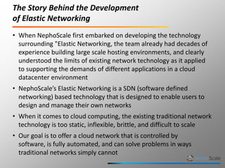 NephoScale Elastic Networking | PPT