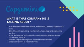 Capgemini: Observability within the Dutch government | PPT